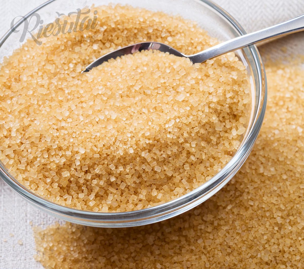 Natūralus nerafinuotas rudas cukranendrių cukrus „Demerara“, 1 kg ...