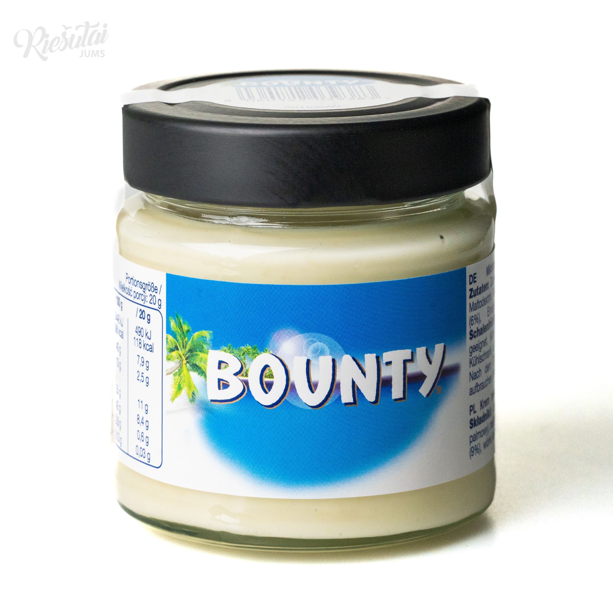 „BOUNTY“ šokoladinis kremas, 200 g - Riesutai Jums
